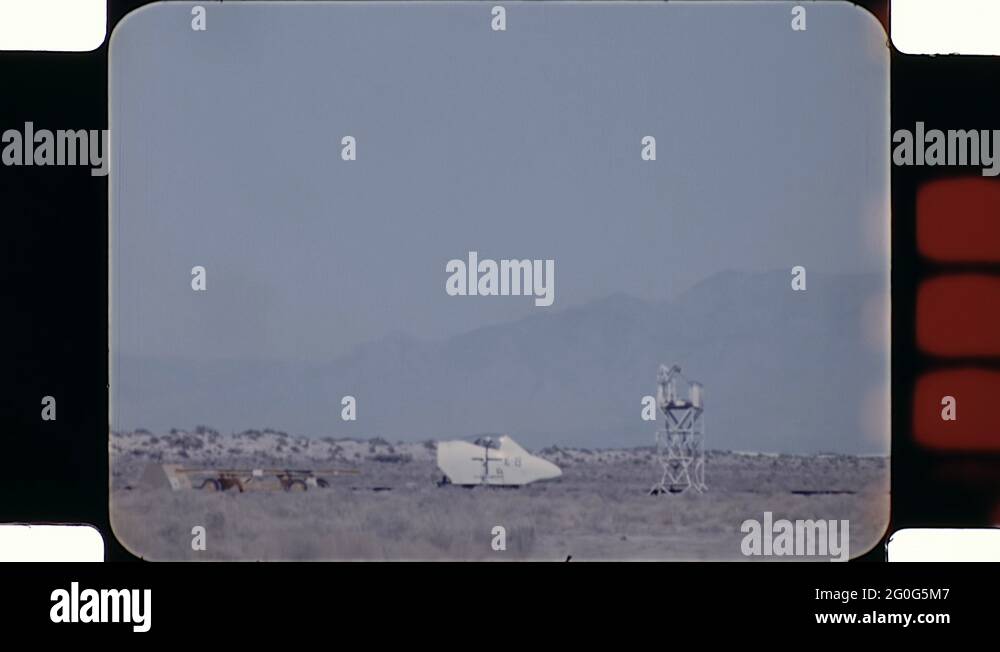 1970s Pilot Jet Ejects Ejection Seat Parachute Slow Motion Vintage ...