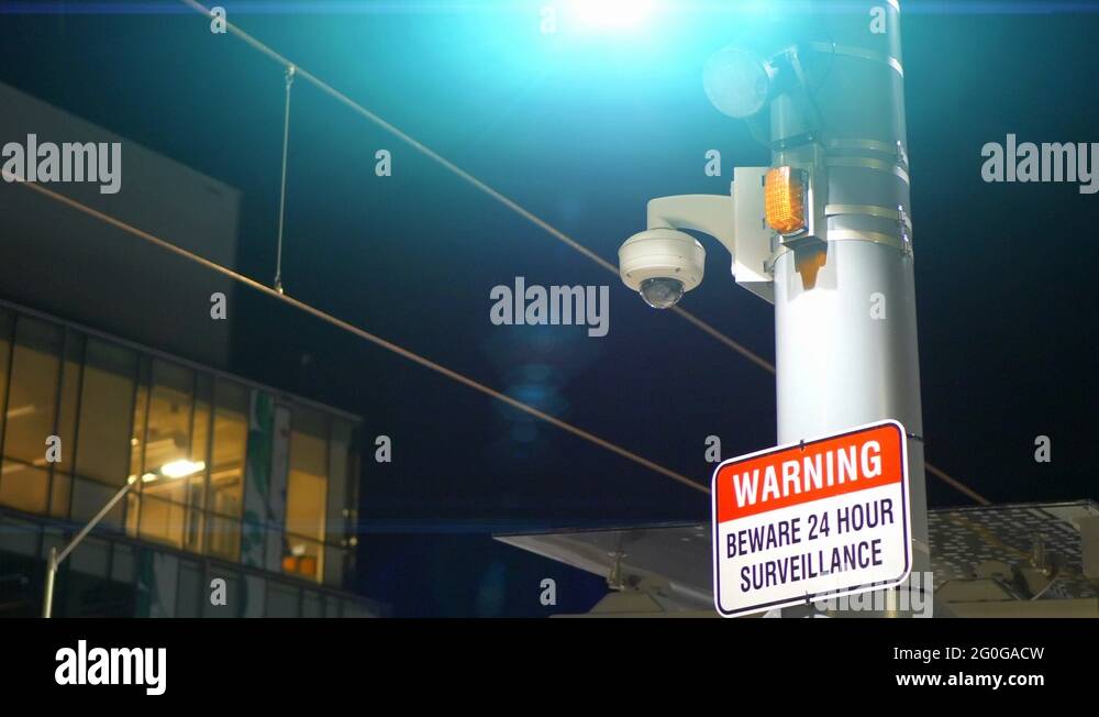 Monitoring system video surveillance camera security Stock Videos ...