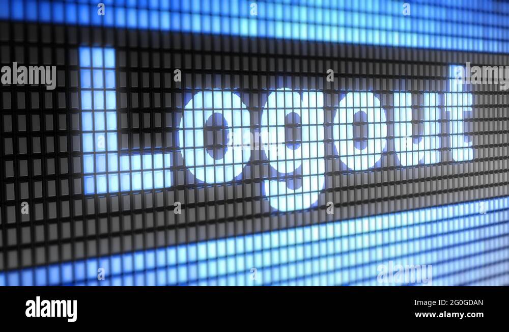 Logout symbol Stock Videos & Footage - HD and 4K Video Clips - Alamy