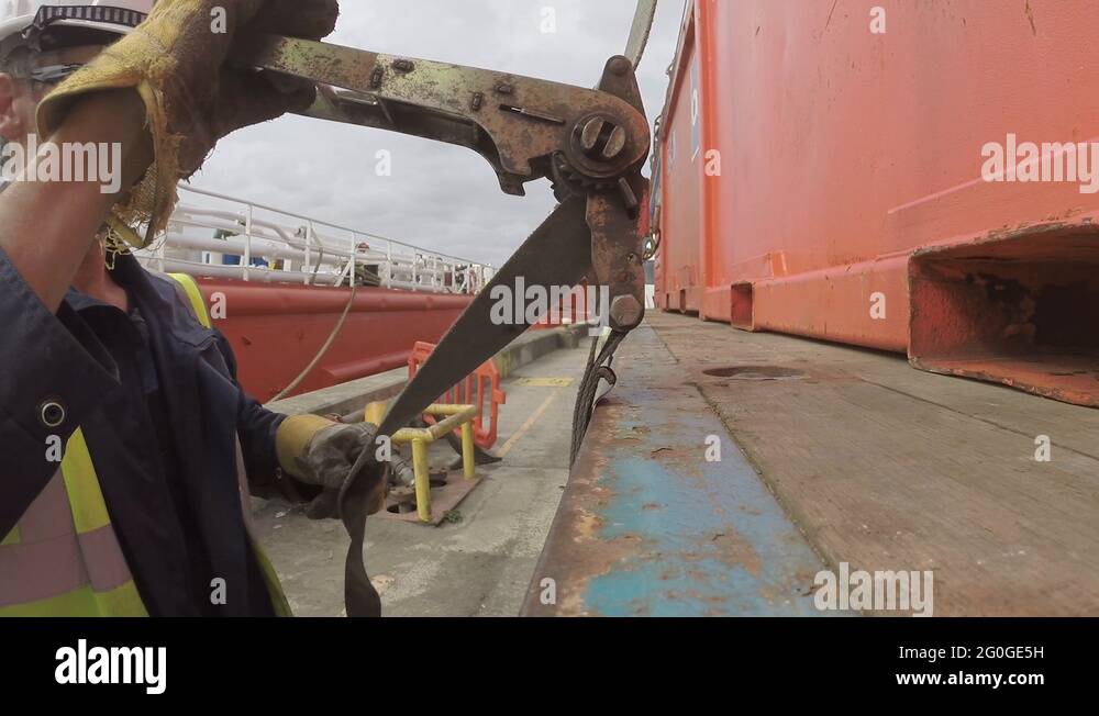 Straps of containers Stock Videos & Footage - HD and 4K Video Clips - Alamy