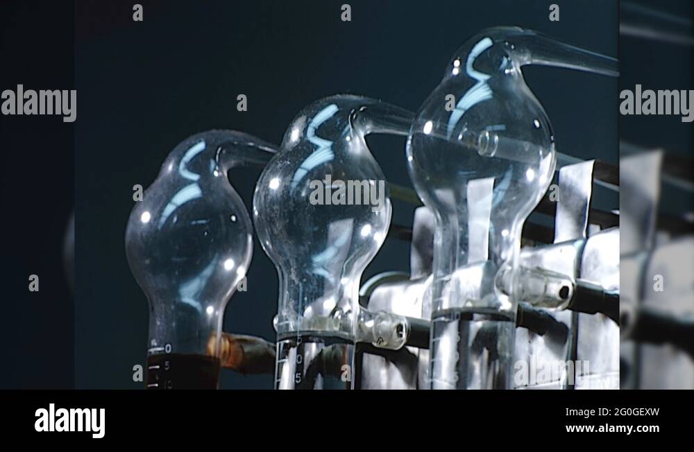 Science Laboratory TEST TUBES Lab Machine CHEMISTRY Vintage Film Movie ...