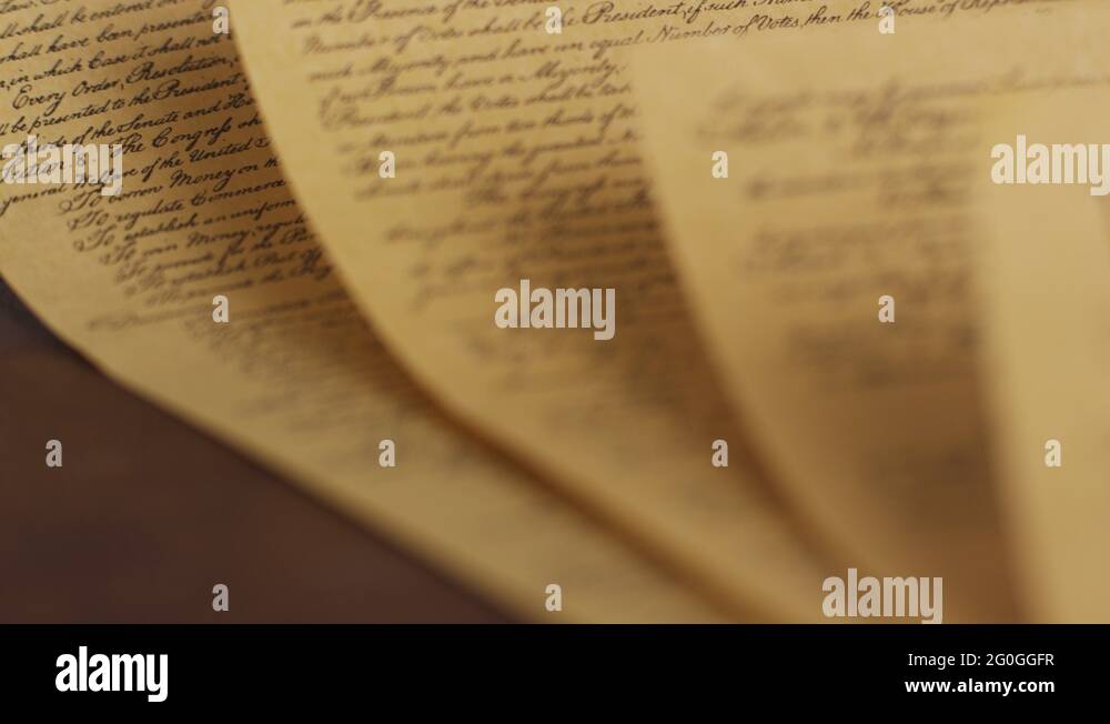 Usa constitution parchment Stock Videos & Footage - HD and 4K Video ...