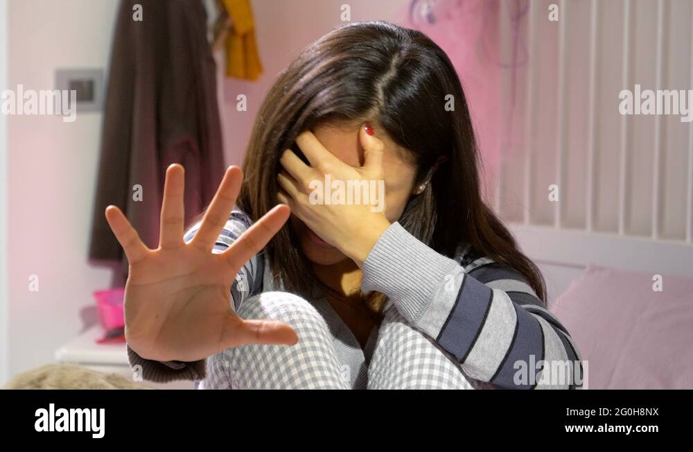 Domestic abuse woman scared Stock Videos & Footage - HD and 4K Video ...