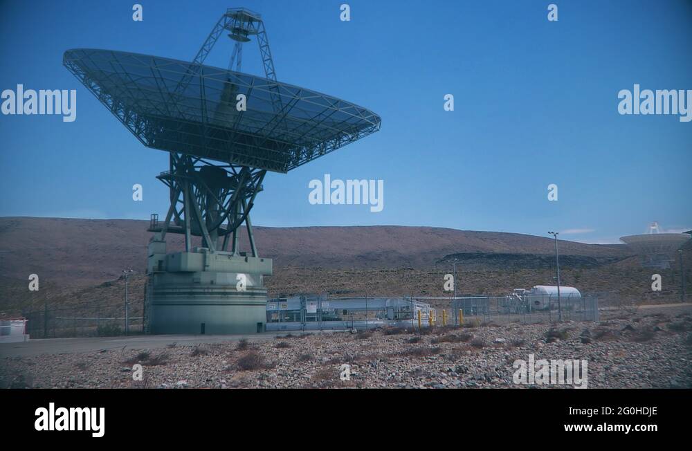 Highly realistic animation of a large satellite adjusting its position ...