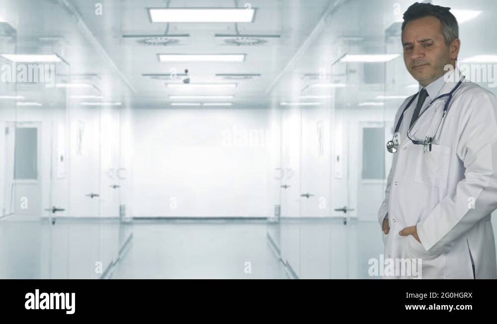 doctor doing check mark isolated white background Stock Video Footage ...