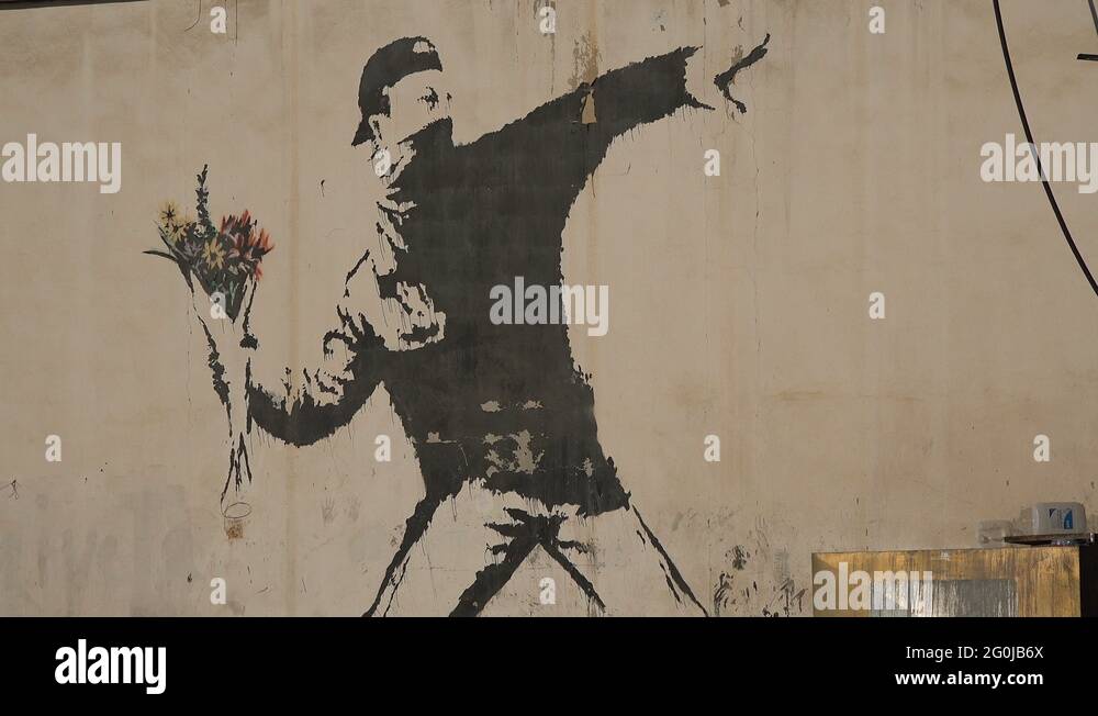 Banksy stencil graffiti Stock Videos & Footage - HD and 4K Video Clips ...