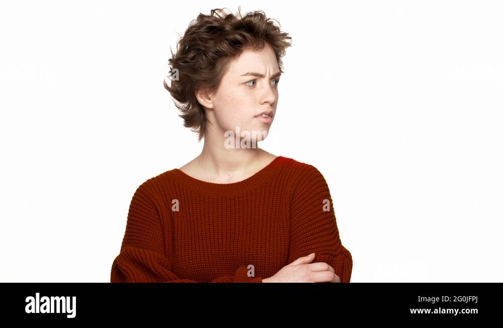 Brown hair lady thinking Stock Videos & Footage - HD and 4K Video Clips ...