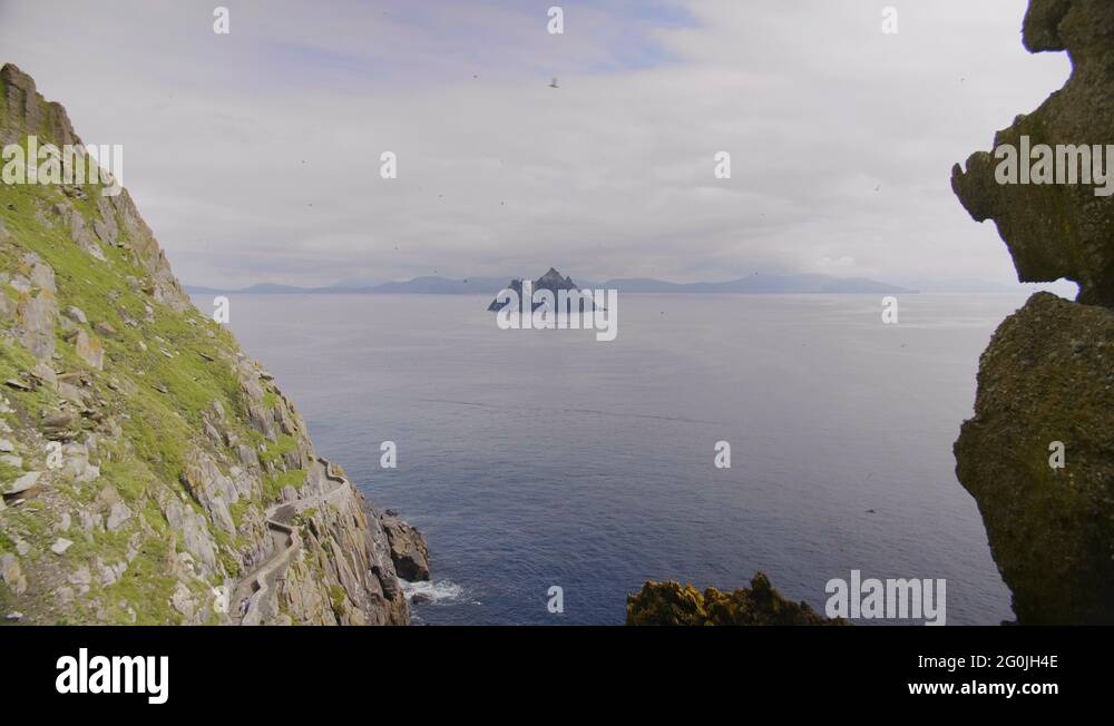 Skellig michael aerial view Stock Videos & Footage - HD and 4K Video ...