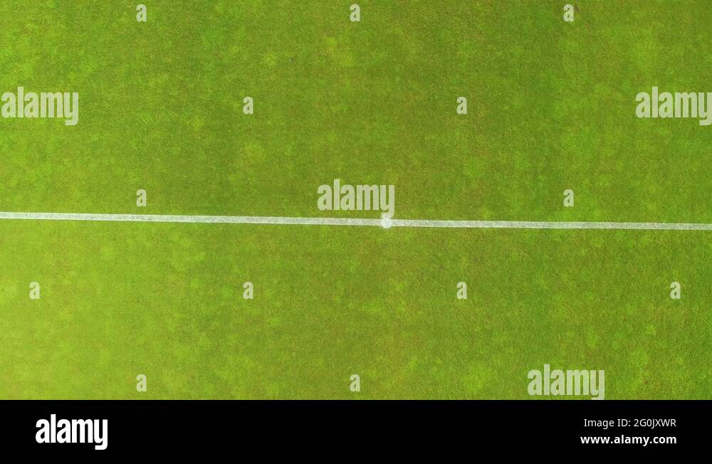 Enjoy this 4k aerial footage of the center of a soccer field Stock ...