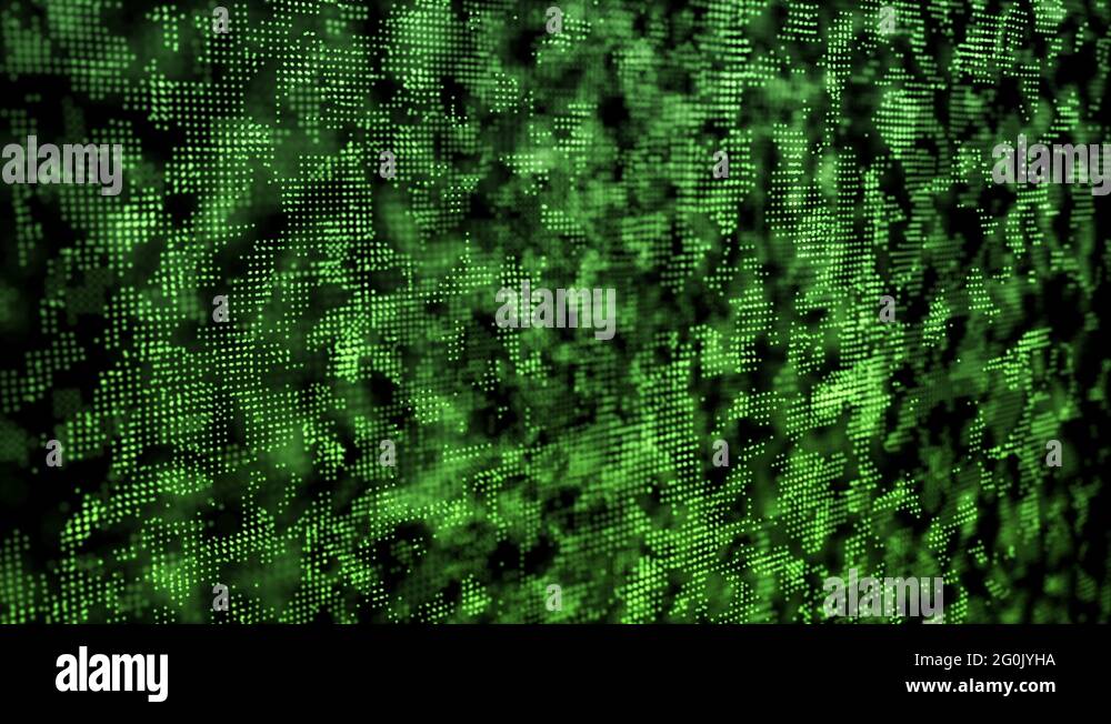 Information modern technological digital background Loop green Stock ...