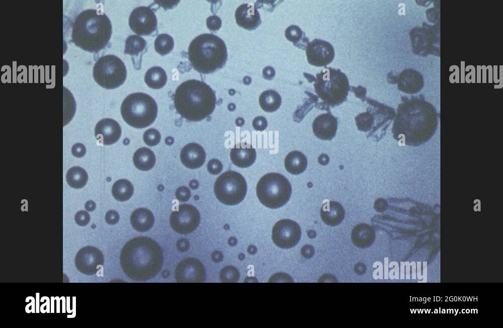 1970s: UNITED STATES: sublimation of hail stones. Hail storm and ice ...