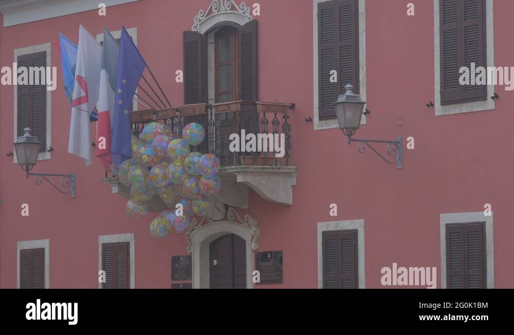 Balcony flags Stock Videos & Footage - HD and 4K Video Clips - Alamy