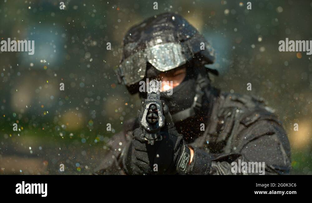 Man pointing gun Stock Videos & Footage - HD and 4K Video Clips - Alamy