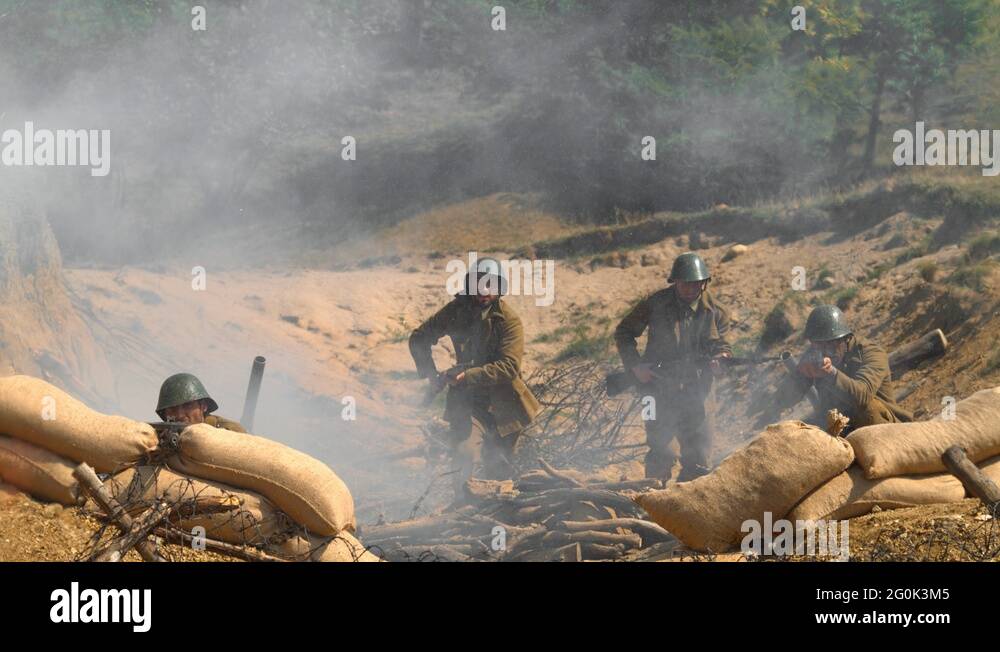Ww2 trenches Stock Videos & Footage - HD and 4K Video Clips - Alamy