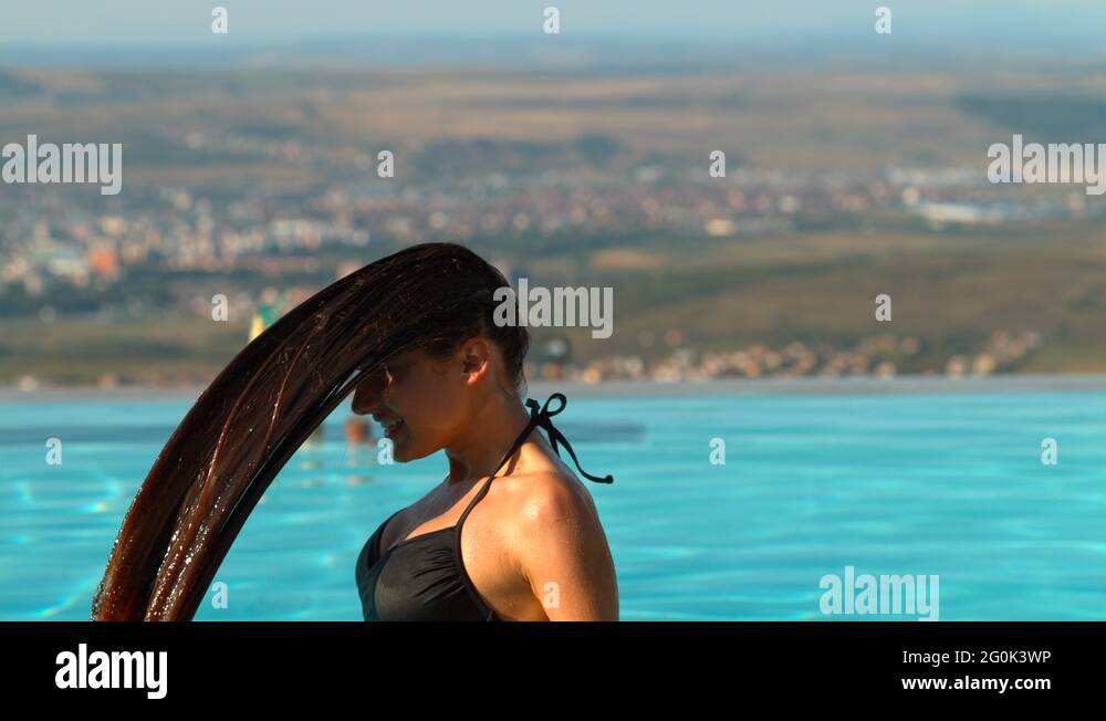 Young woman throwing hair Stock Videos & Footage - HD and 4K Video ...