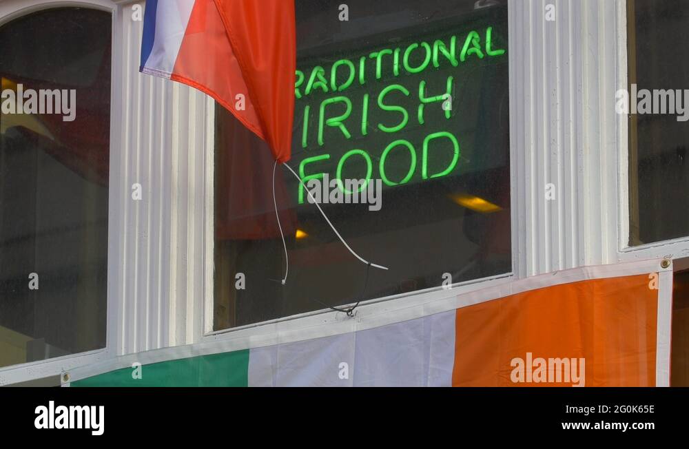 Irish restaurant sign Stock Videos & Footage - HD and 4K Video Clips ...