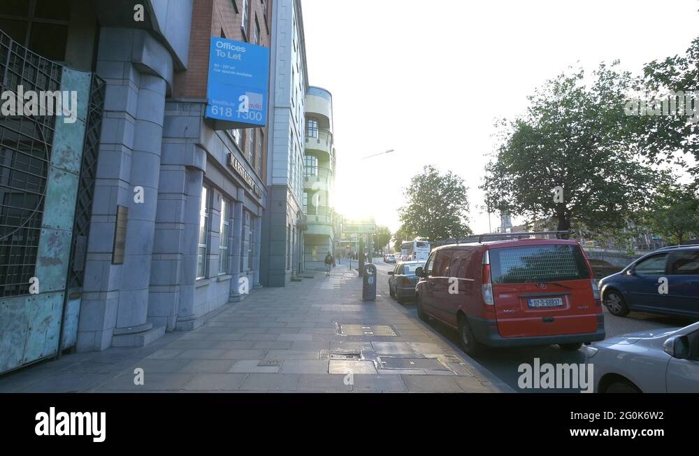 Buildings on Merchants Quay, Dublin Stock Video Footage - Alamy