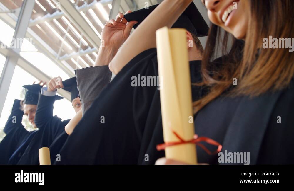 Graduation hats air Stock Videos & Footage - HD and 4K Video Clips - Alamy