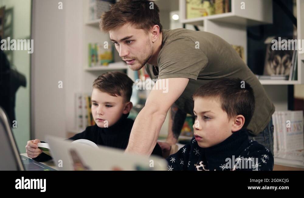 Male teacher classroom boys Stock Videos & Footage - HD and 4K Video ...