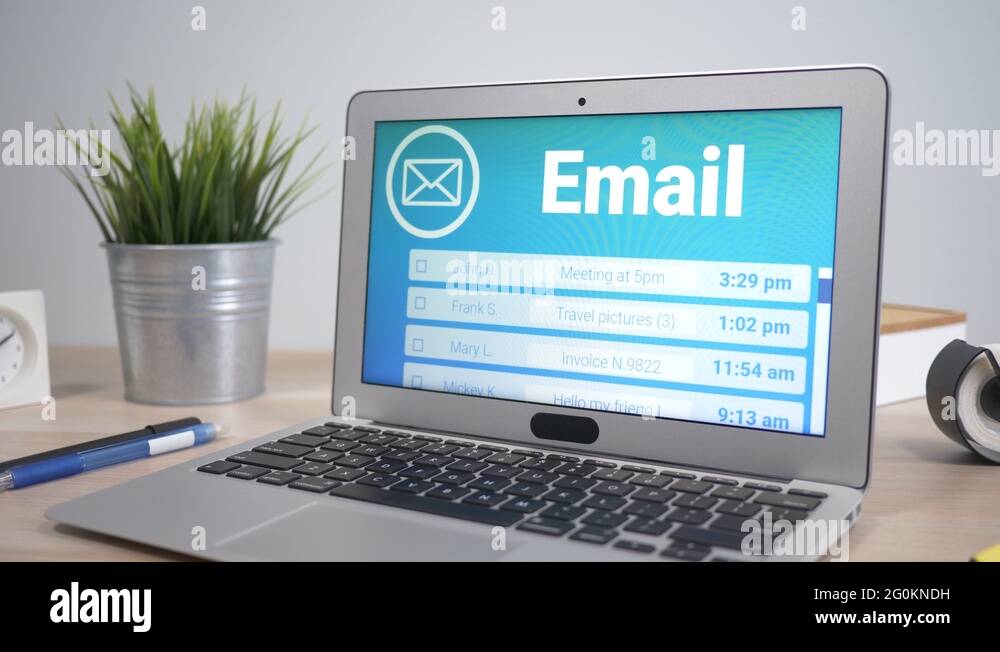 Email screen monitor Stock Videos & Footage - HD and 4K Video Clips - Alamy
