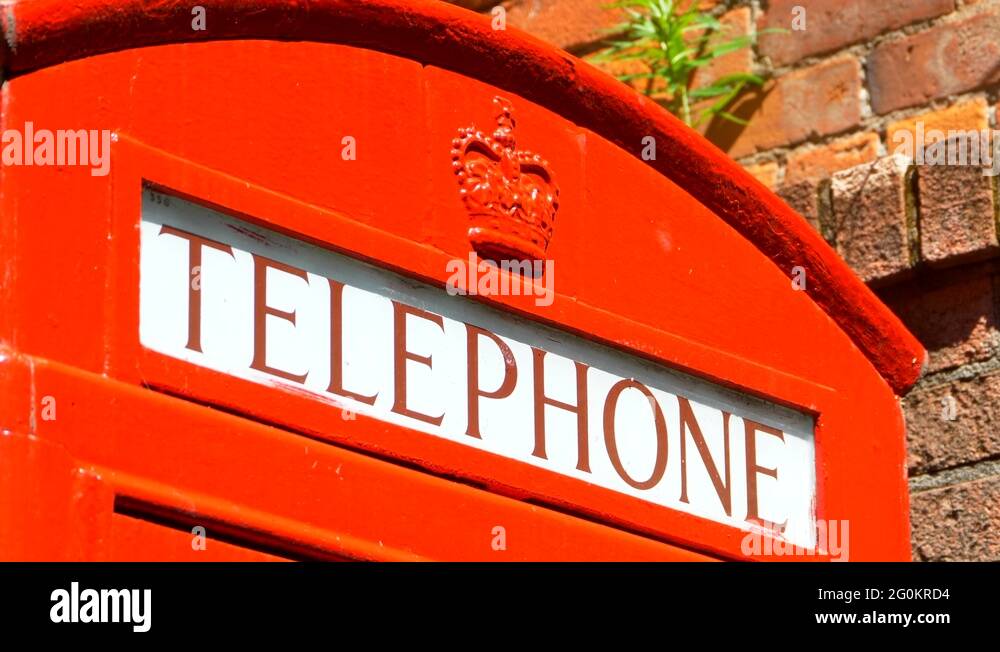 Vintage red telephone box illustration Stock Videos & Footage - HD and ...