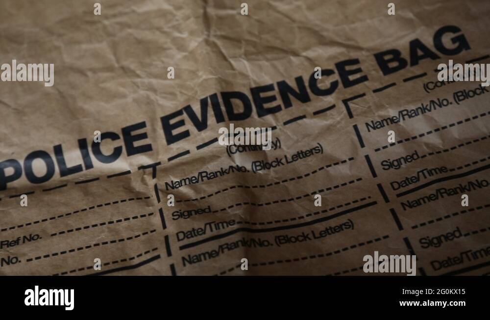 Police evidence bags Stock Videos & Footage - HD and 4K Video Clips - Alamy