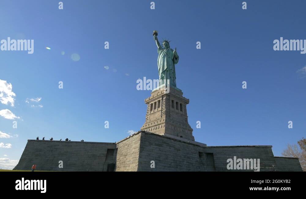 Statue of Liberty, the symbol of freedom Stock Video Footage - Alamy