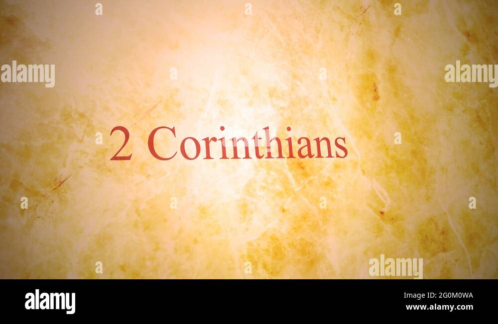 Second epistle of paul the apostle to the corinthians Stock Videos ...