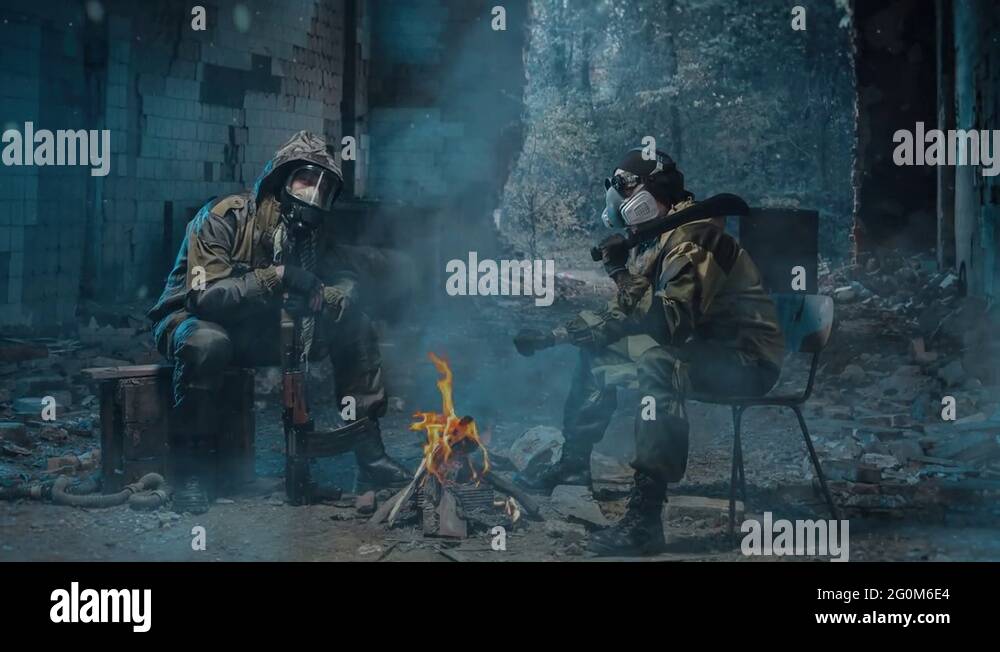 animation photo in 3D of man in uniform with a weapon Stock Video ...