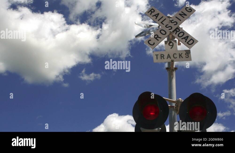 Rr railroad crossing sign Stock Videos & Footage - HD and 4K Video ...