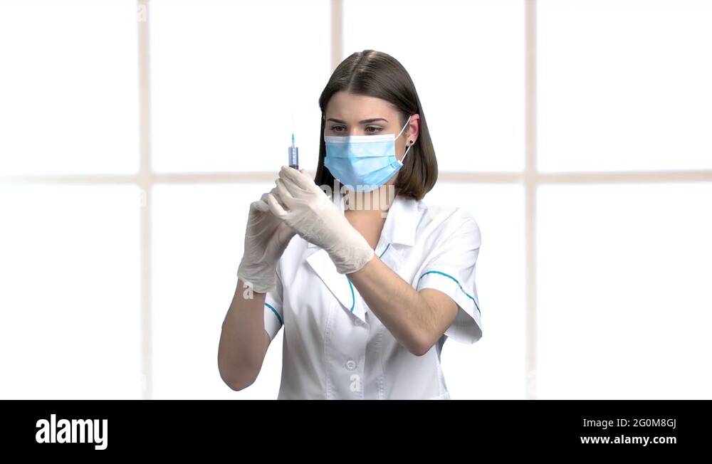 Beautiful nurse injection Stock Videos & Footage - HD and 4K Video ...