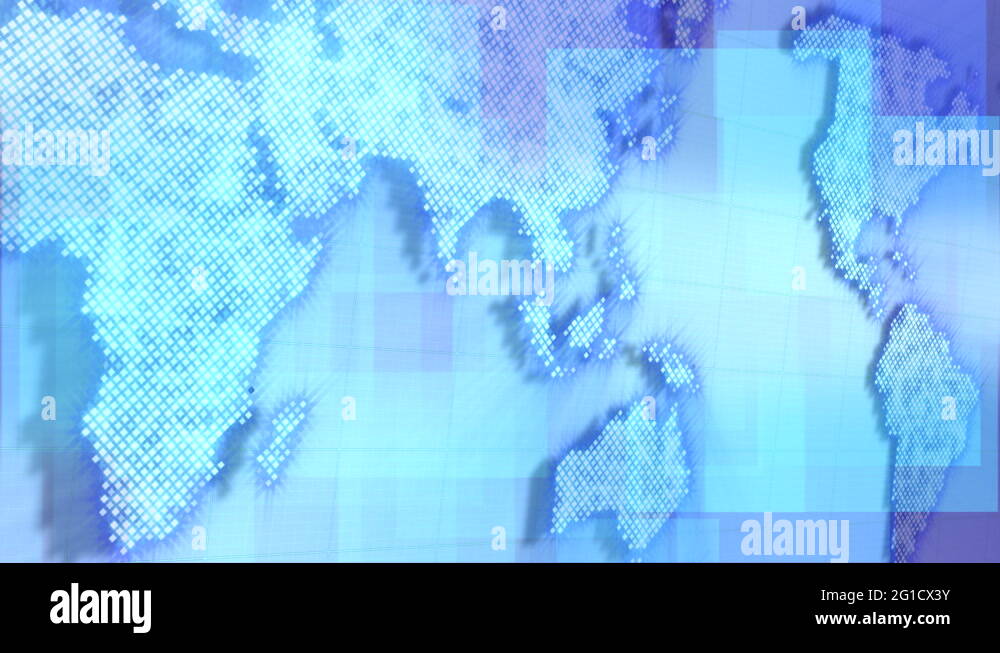 loopable background moving map of the world Stock Video Footage - Alamy