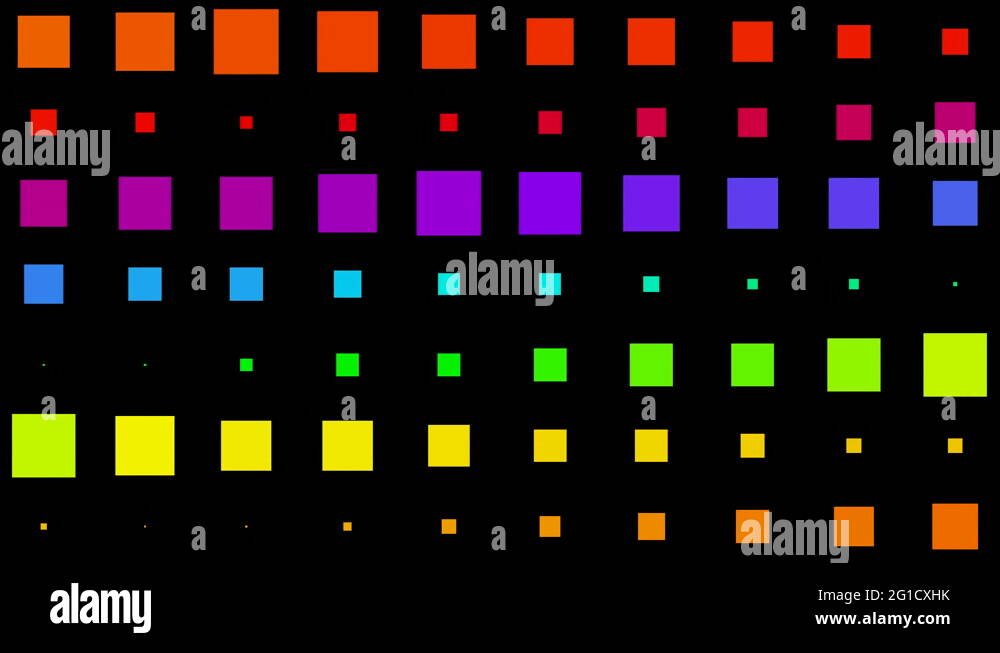 Square neon light array matrix background,cube big data database ...