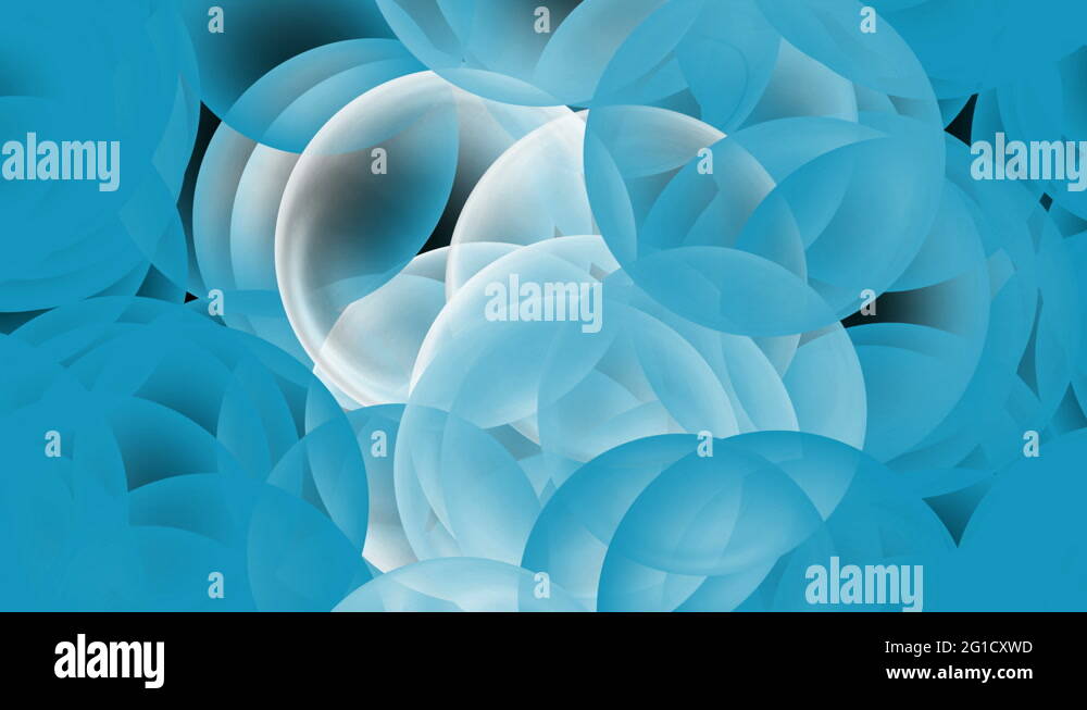 3d abstract blue glass balls energy particle dots background Stock ...