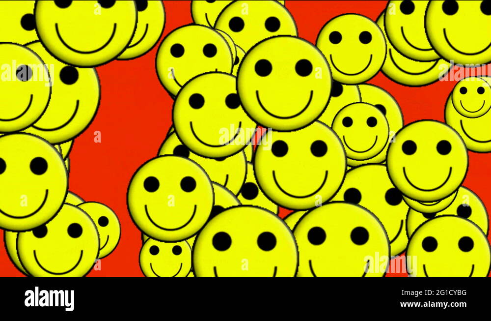 Emoticon Animation:yellow smile face.Childhood,children,cartoon,comic ...