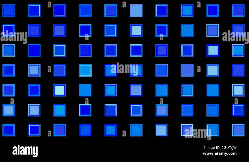 Square neon light array matrix background,cube big data database ...