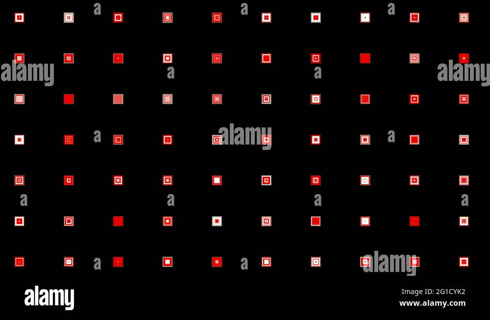 Square neon light array matrix background,cube big data database ...