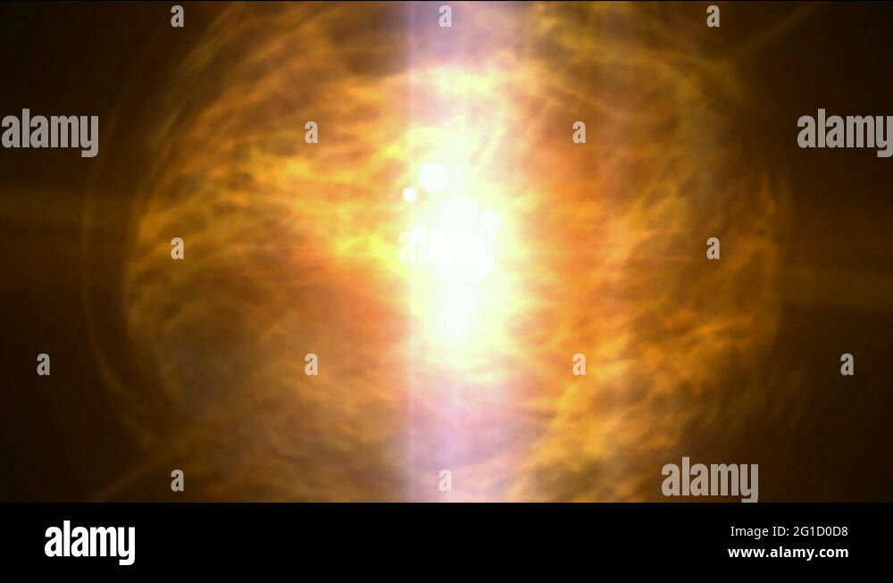 Fire ball sphere nebula background,magic power energy tech,nuclear atom ...