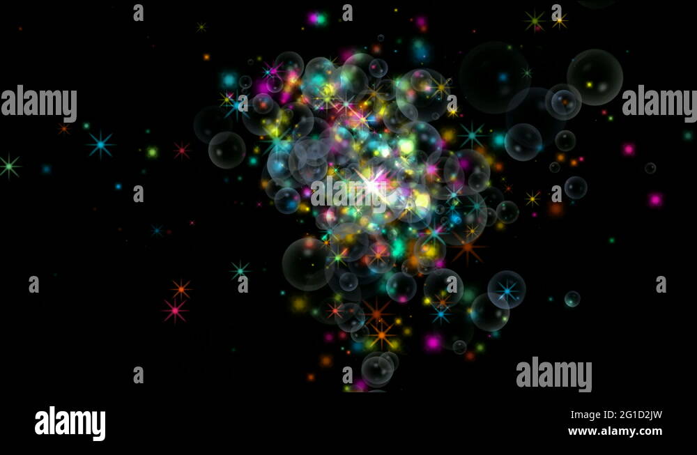Stars particle firework background,fire energy,gunpowder bubble ...
