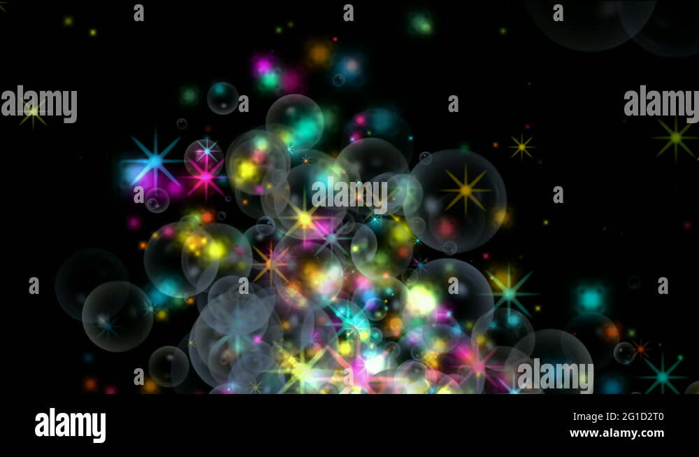 Stars particle firework background,fire energy,gunpowder bubble ...