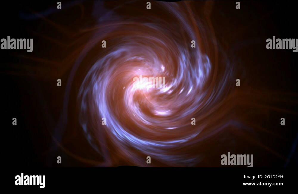 Swirl milky Way galaxy rotation energy tunnel aurora particle material ...