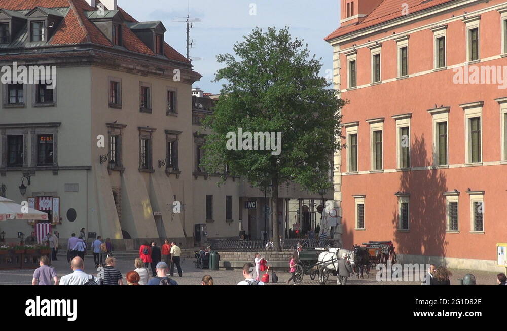 Royal castle column castle square warsaw Stock Videos & Footage - HD ...