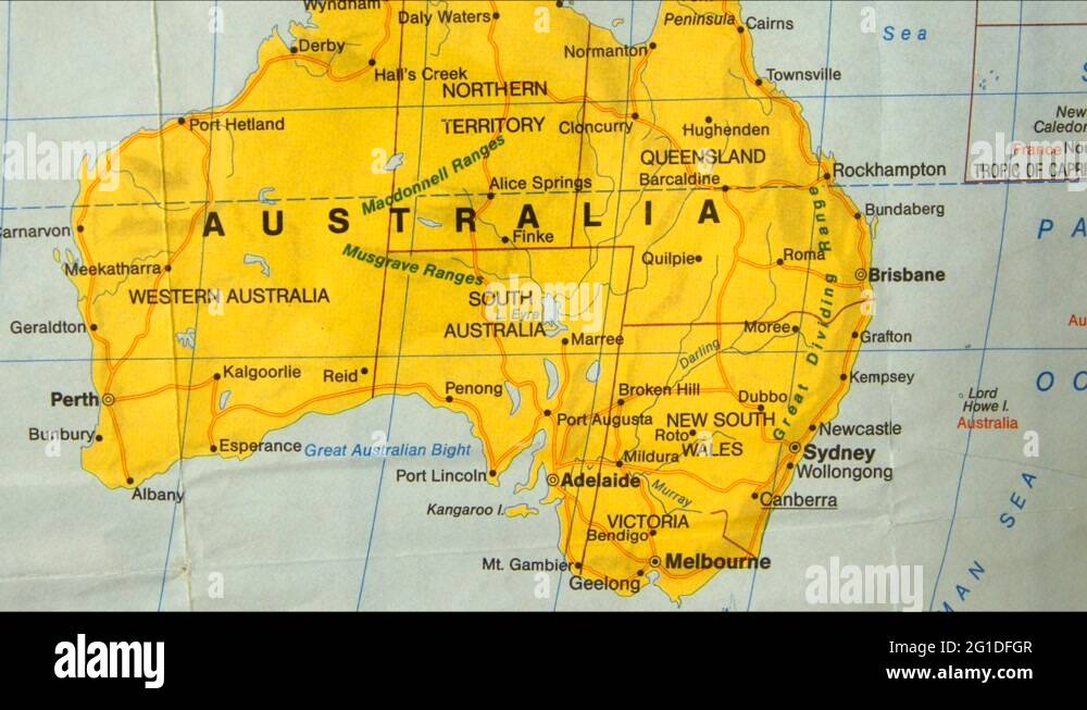 Map of australia with cities Stock Videos & Footage - HD and 4K Video ...