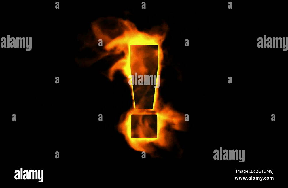 Shiny golden warning sign exclamation Stock Videos & Footage - HD and ...