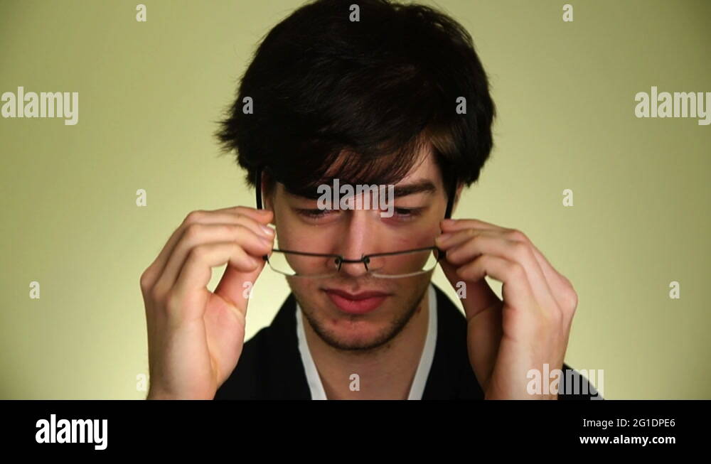 Puts glasses Stock Videos & Footage - HD and 4K Video Clips - Alamy