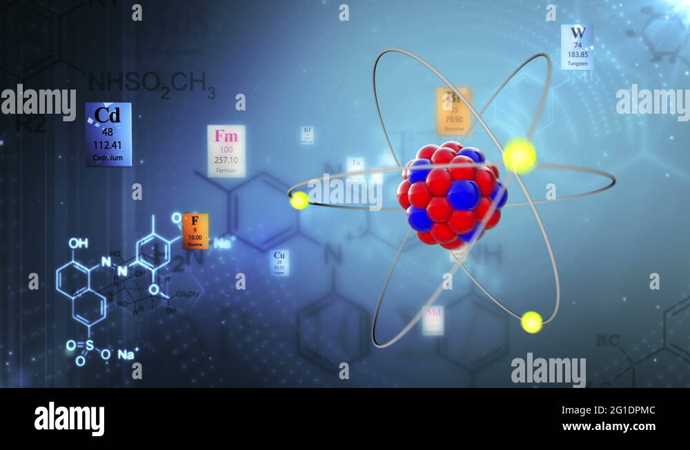 Atom model with periodic table Stock Videos & Footage - HD and 4K Video ...