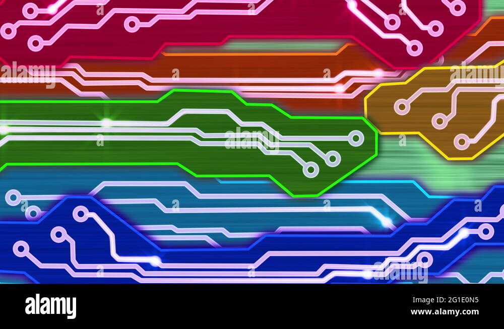 Electronic circuit loop circuit Stock Videos & Footage - HD and 4K ...