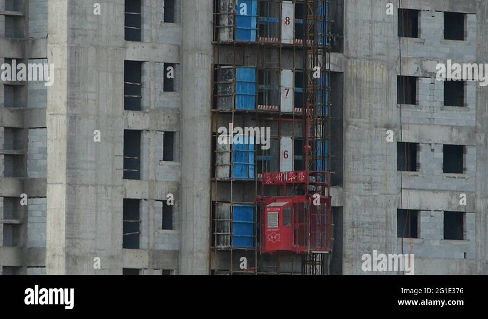 Worksite build building construct construction site Stock Videos ...