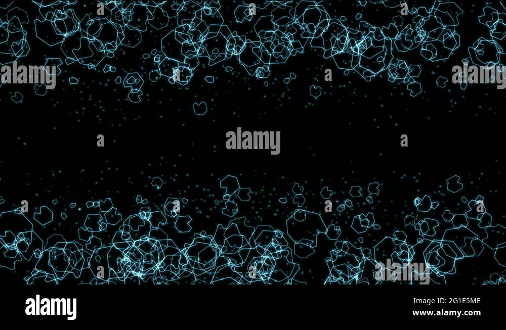 float scifi particles & polygon in space Stock Video Footage - Alamy