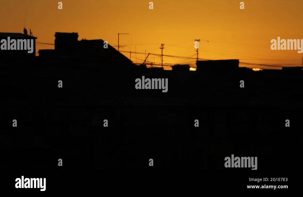 Sunset building silhouettes Stock Videos & Footage - HD and 4K Video ...